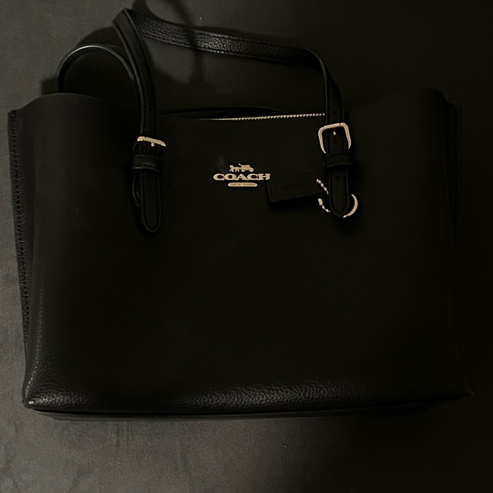 Coach Small Tote Bag With Red Interior - Gem